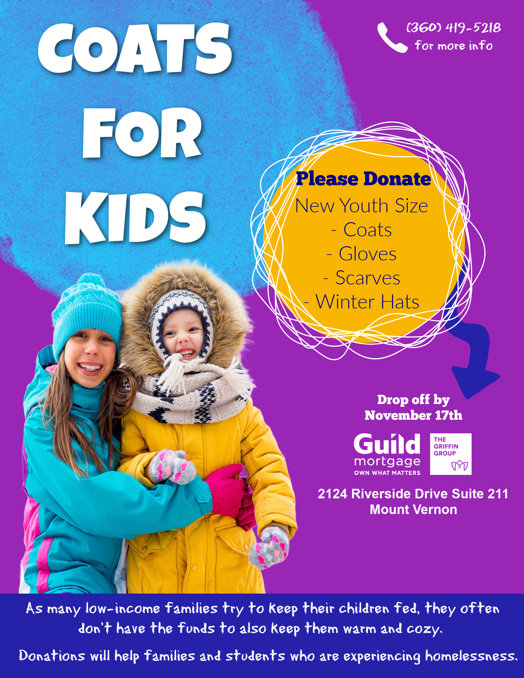 Coat Drive Sponsored by The Griffin Group / Emily Griffin - Mount ...